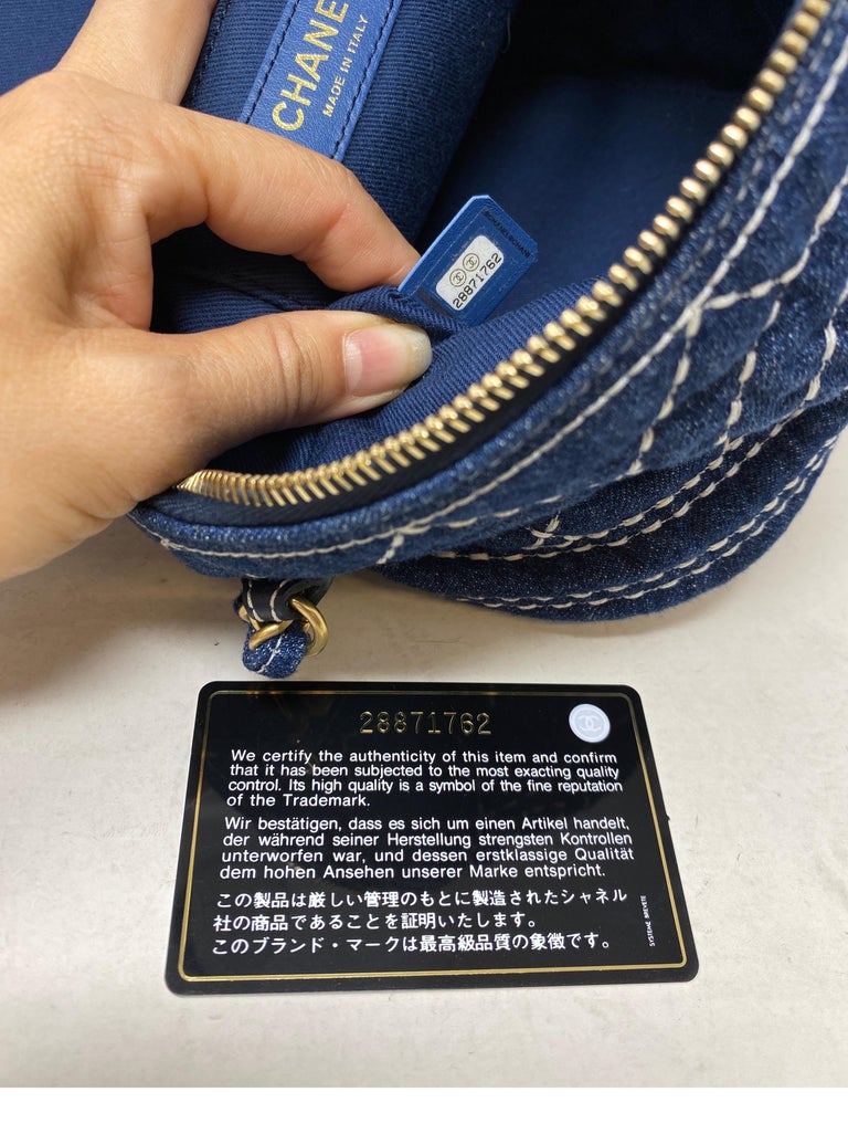 Chanel Denim Vanity Bag at 1stDibs