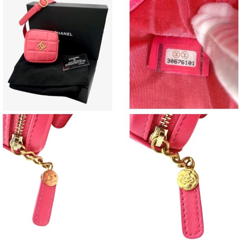 Chanel Diamond Belt Coin Purse For Sale at 1stDibs