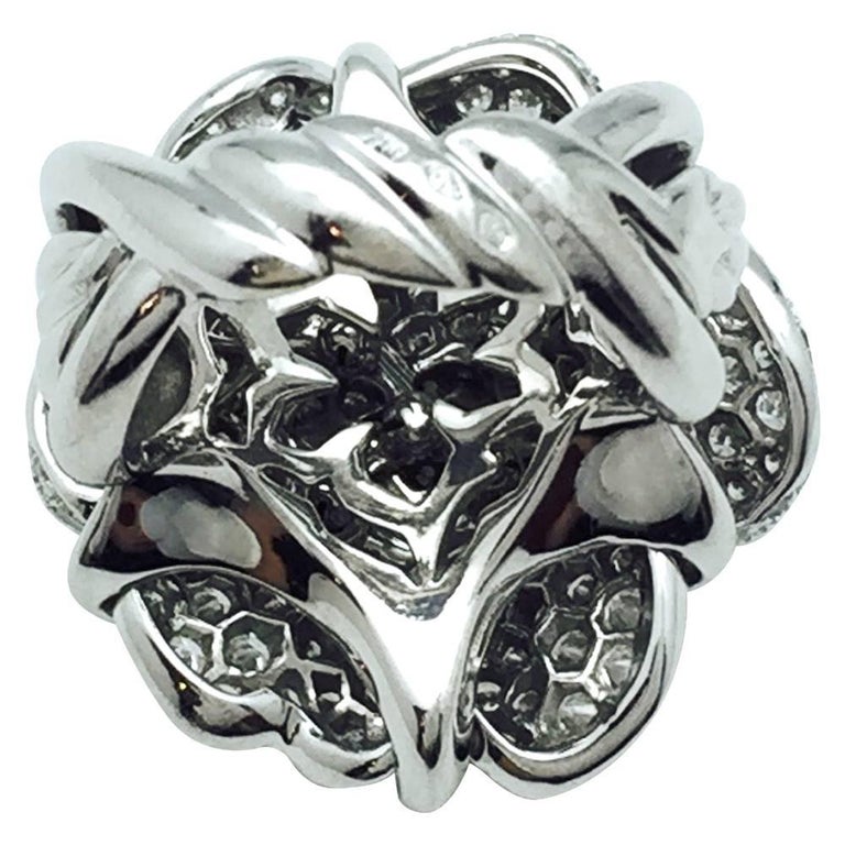 Chanel Diamond Camelia Ring at 1stDibs | chanel camelia ring, chanel ...