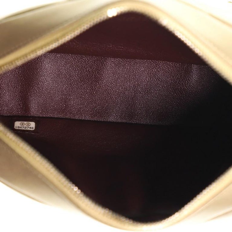 Chanel Diamond CC Camera Case Bag Quilted Lambskin Small at 1stDibs