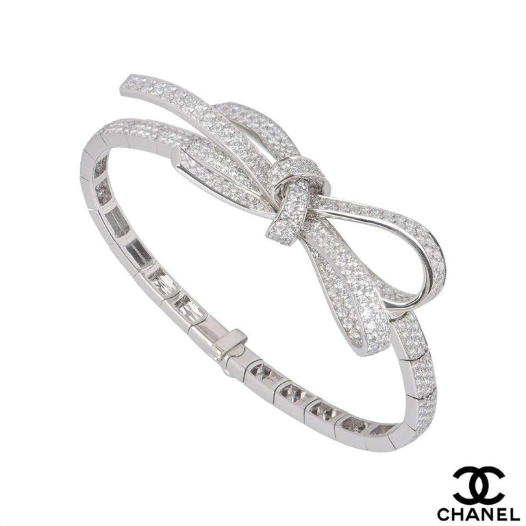 Chanel Diamond Ruban Bracelet 5.59 Carat at 1stDibs | chanel diamond ...