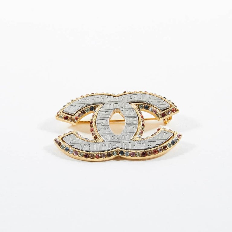 Chanel Double CC brooch Paris-New-York at 1stDibs