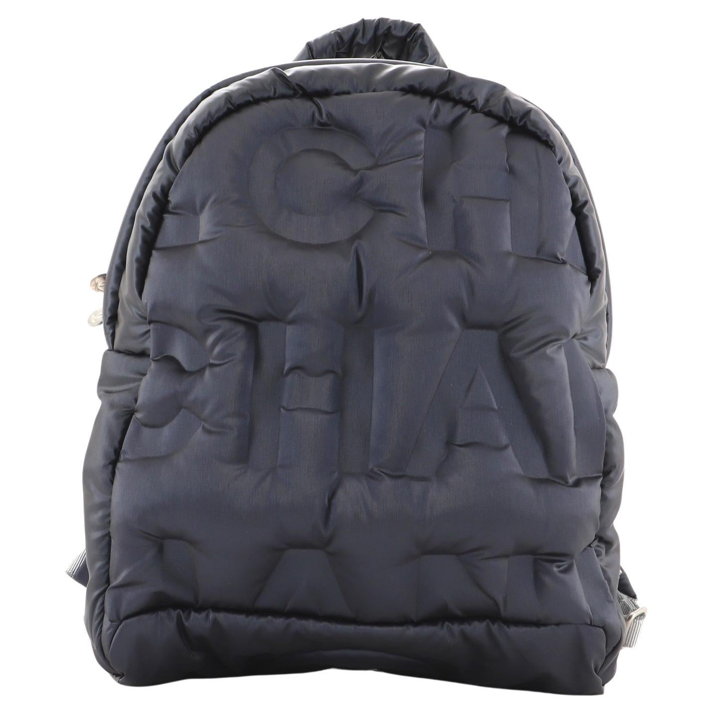 Chanel Covered CC Chain Backpack Stitched Lambskin Small For Sale at ...