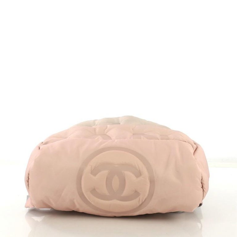 Chanel Doudoune Backpack Embossed Nylon Medium at 1stDibs | chanel ...