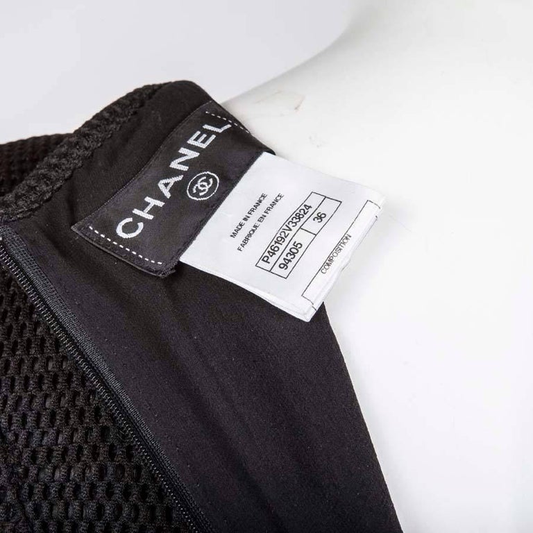 CHANEL Dress in Black Polyamide Size 36FR For Sale at 1stDibs