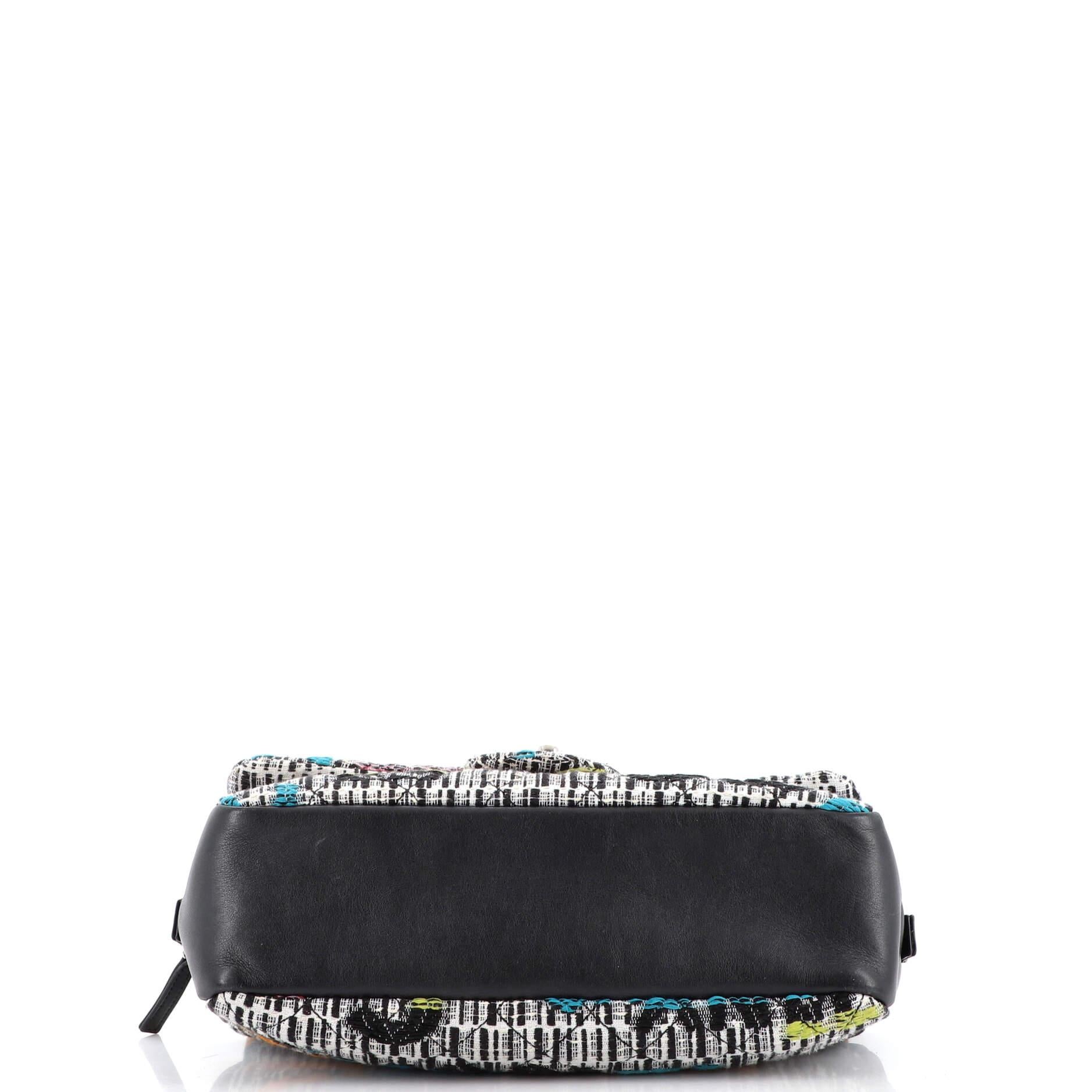 Chanel Easy Fantasy Flap Bag Quilted Multicolor Tweed Medium For Sale ...