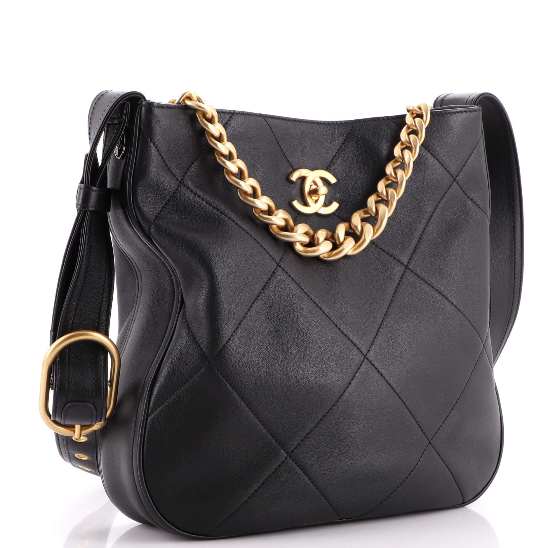 Chanel Easy Mood Hobo Quilted Calfskin at 1stDibs