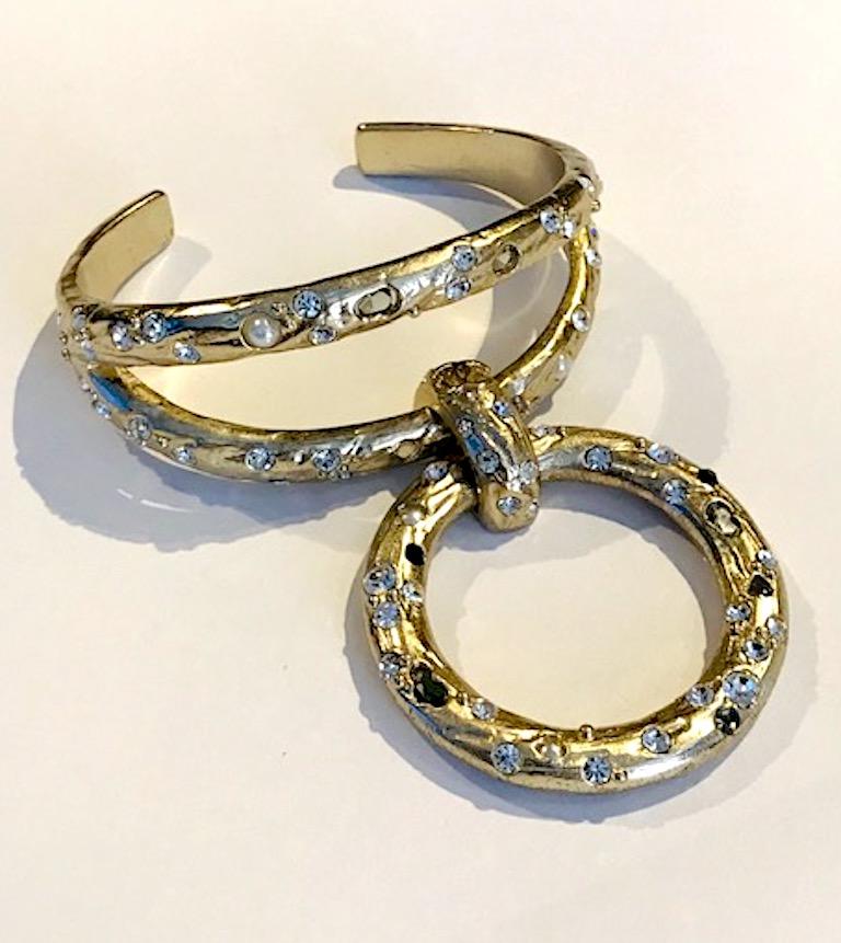 Chanel Glam Cuff Bracelet with Ring, 2016 at 1stDibs | chanel bracelets ...