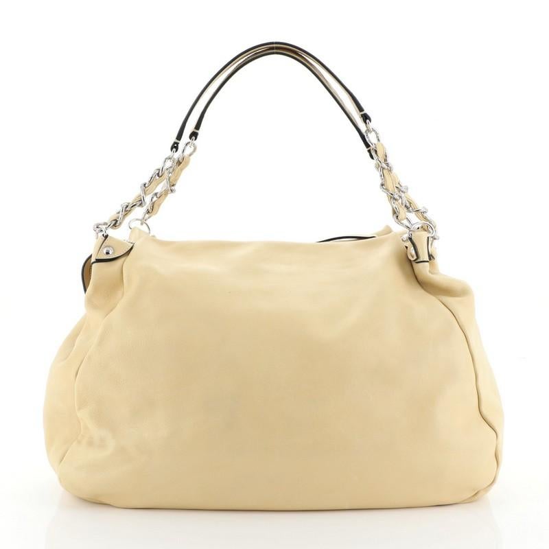 Chanel Edgy Hobo Lambskin Large at 1stDibs
