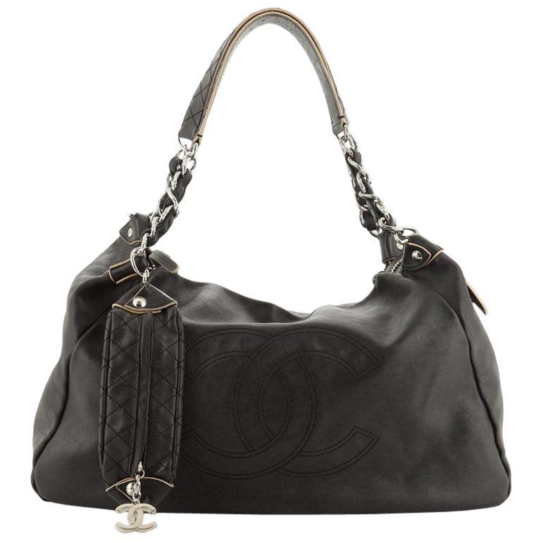 Chanel Edgy Hobo Lambskin Large at 1stDibs