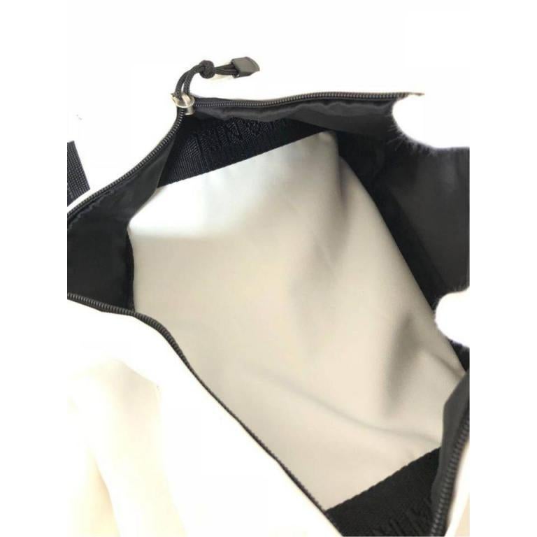 Chanel Extra Large Cc Sports Logo Boston Duffle 232511 White Nylon ...