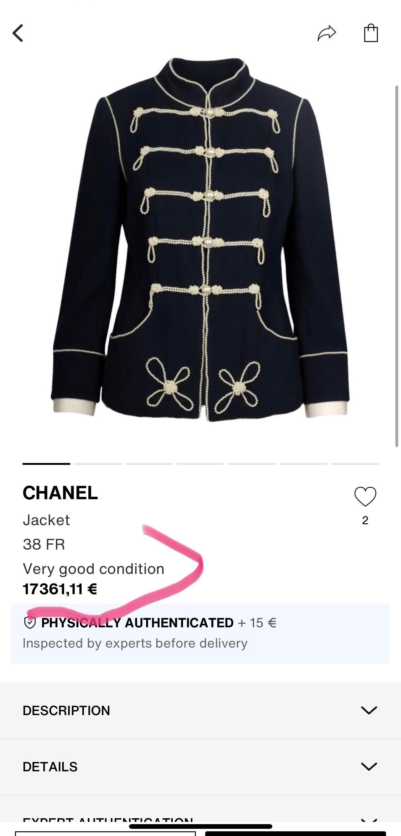 Chanel Vestido Adornado con Perlas Extremadamente Raro en venta en 1stDibs