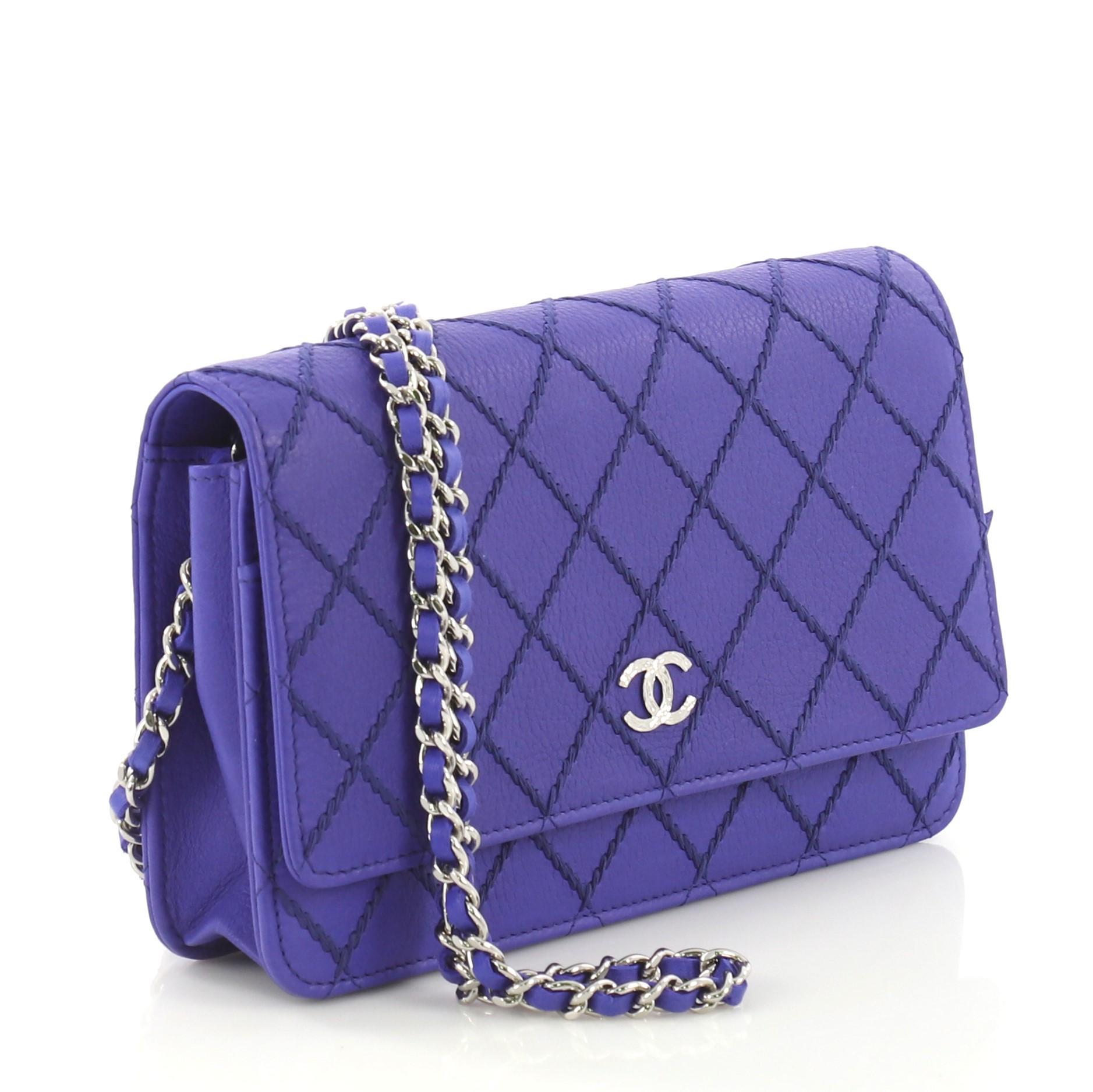 Chanel Fancy Wallet on Chain Quilted Calfskin at 1stDibs | chanel woc