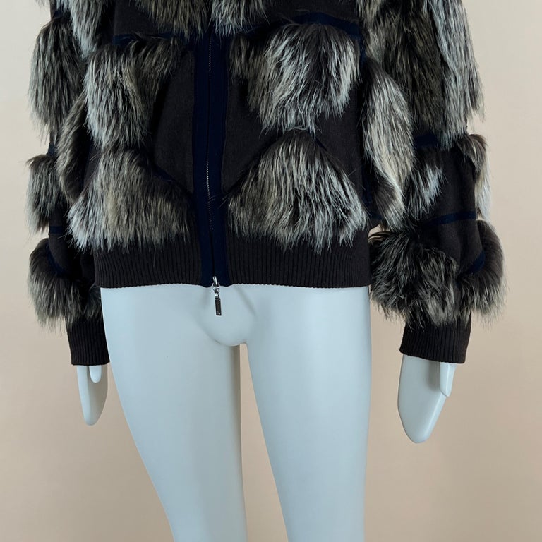 Chanel Fantasy Fur Cashmere Lined Jacket For Sale at 1stDibs
