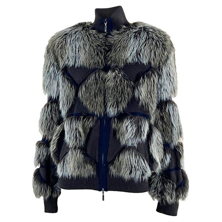 Chanel Fantasy Fur Cashmere Lined Jacket For Sale at 1stDibs