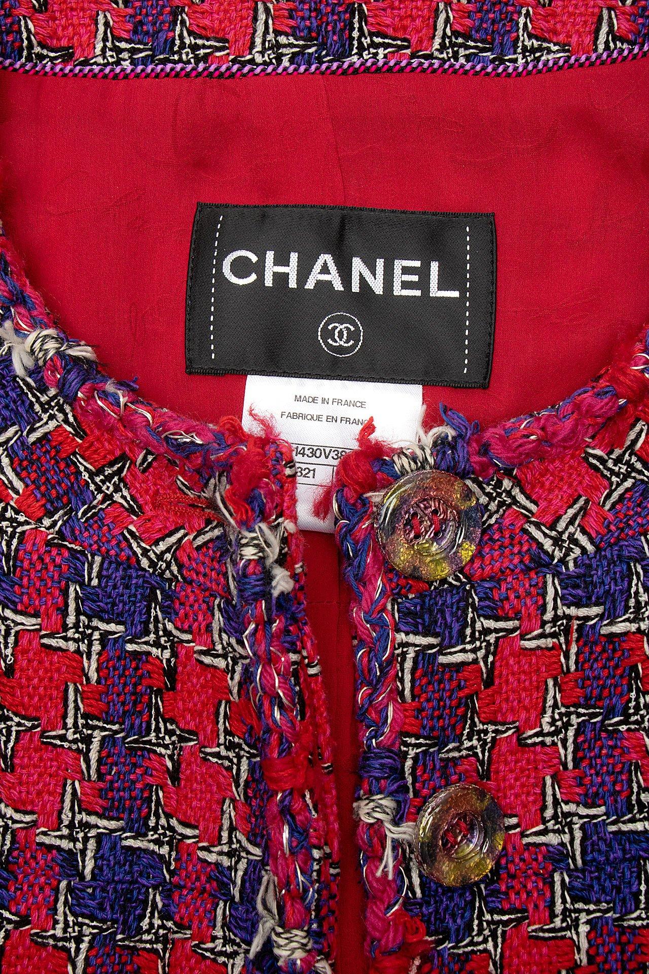 Chanel Fashion Manifesto Runway Tweed Jacket For Sale at 1stDibs