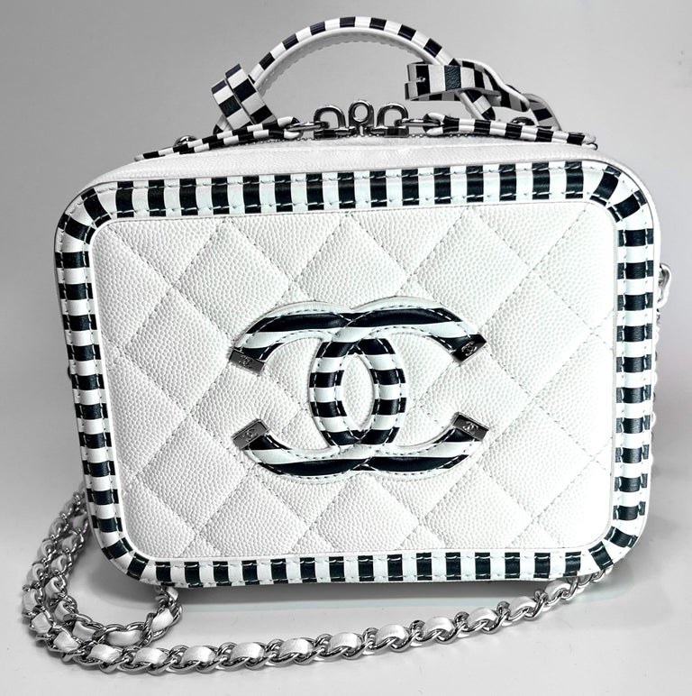 Chanel Filigree Vanity Case Bag 2019 Original Authenticity Card For ...