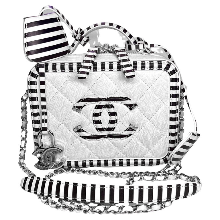 Chanel Filigree Vanity Case Bag 2019 Original Authenticity Card For ...