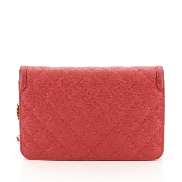 Chanel Filigree Wallet on Chain Quilted Caviar at 1stDibs | chanel ...