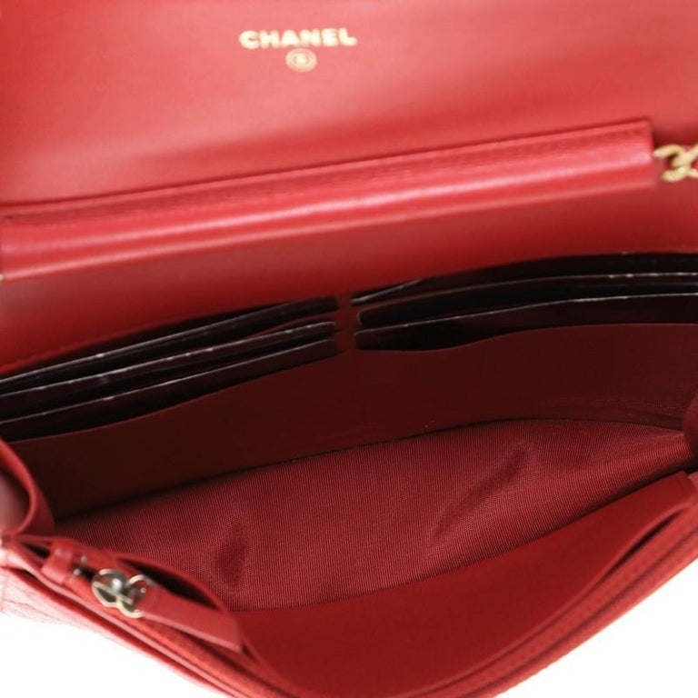 Chanel Filigree Wallet on Chain Quilted Caviar at 1stDibs | chanel ...