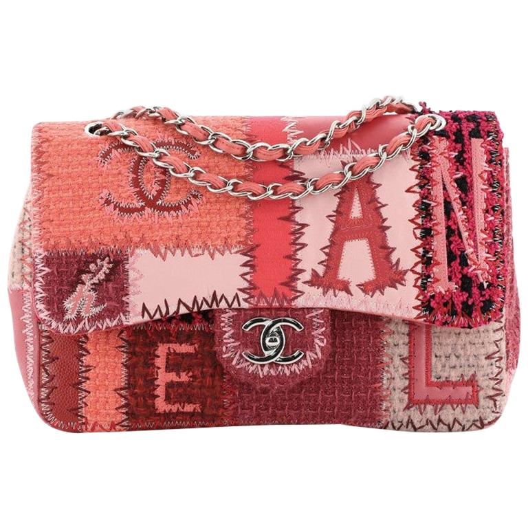 Chanel Flap Bag Multicolor Patchwork Jumbo at 1stDibs | chanel patchwork bag