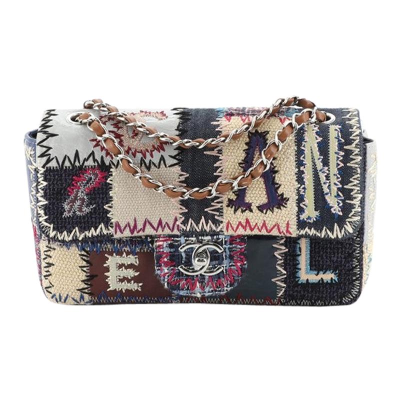 Chanel Flap Bag Multicolor Patchwork Medium at 1stDibs