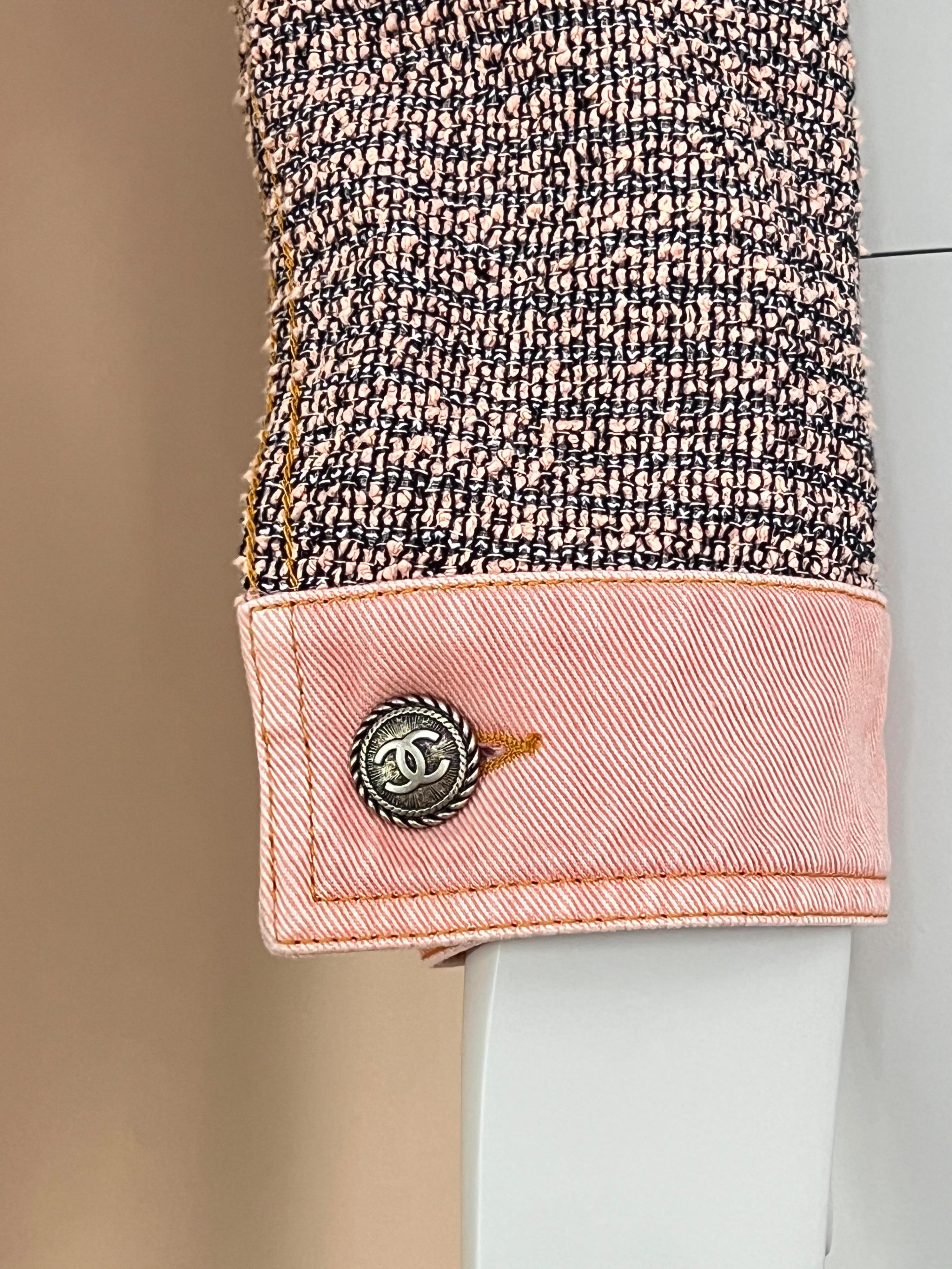 Chanel 2018 Ad Campaign Tweed Jacket For Sale at 1stDibs