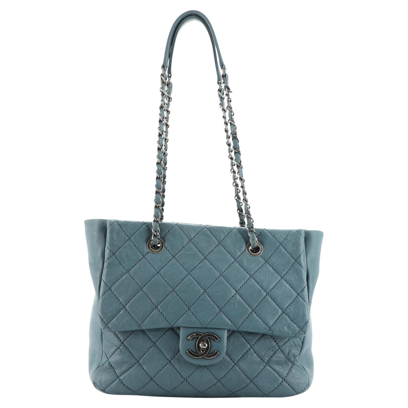 Chanel Shopping Tote Embellished Tweed Large at 1stDibs