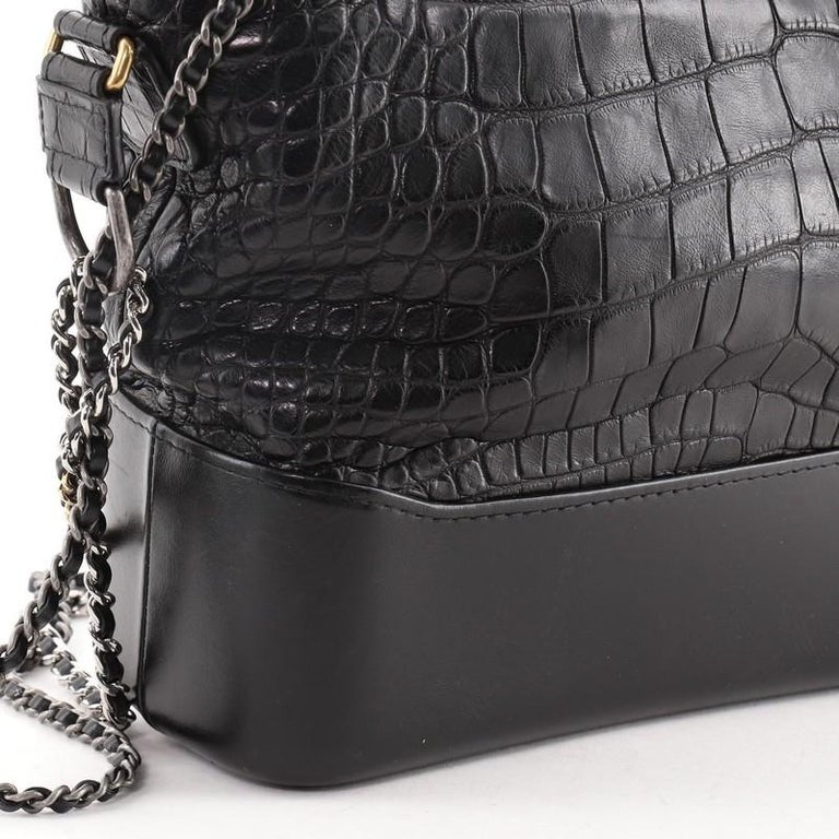 Chanel Gabrielle Hobo Alligator Medium at 1stDibs