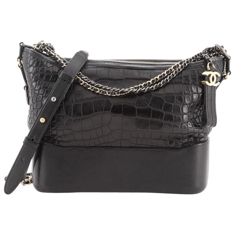 Chanel Gabrielle Hobo Alligator Medium at 1stDibs