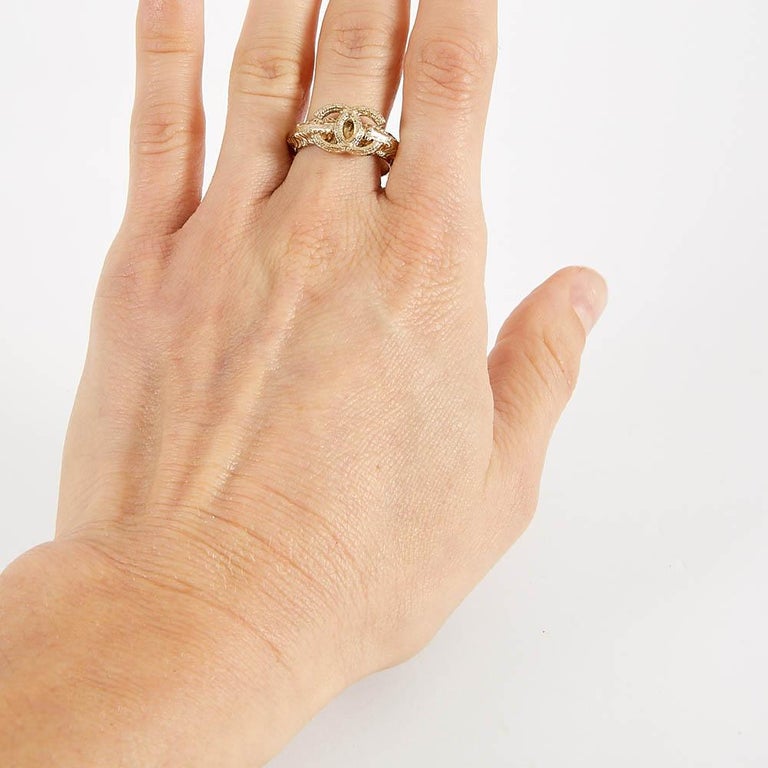 CHANEL Gold Ring at 1stDibs