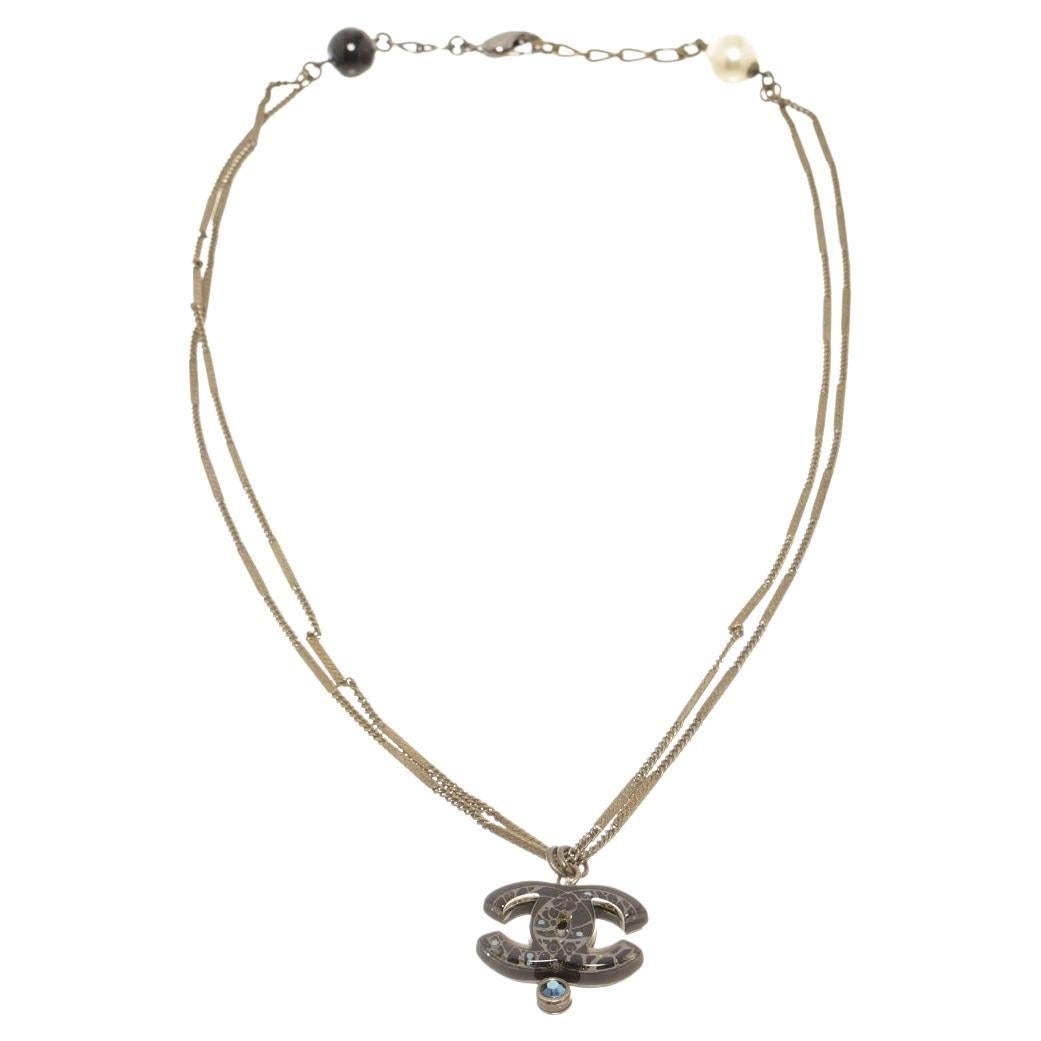 Chanel Gold Double Oval Link Chain Necklace/Belt For Sale at 1stDibs