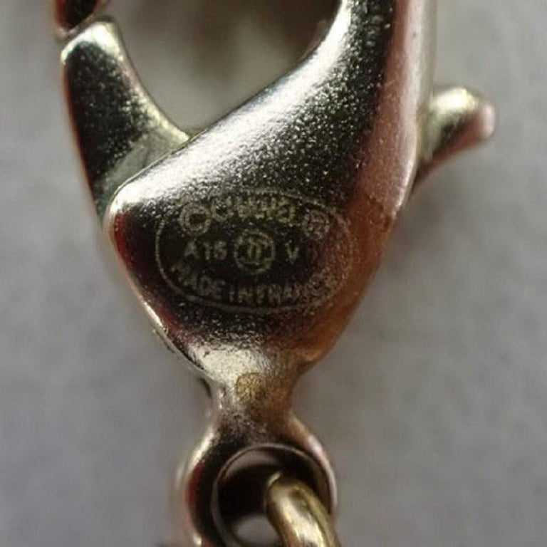 Chanel Gold-Tone Chain CC Rhinestone Pendant Necklace For Sale at 1stDibs