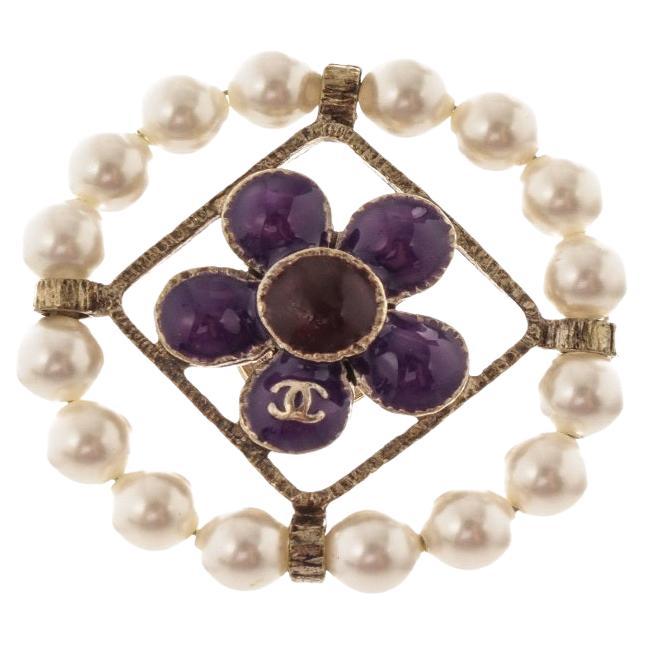 Rare CHANEL Pin Brooch Madame Coco Chanel with pearl In box at 1stDibs ...
