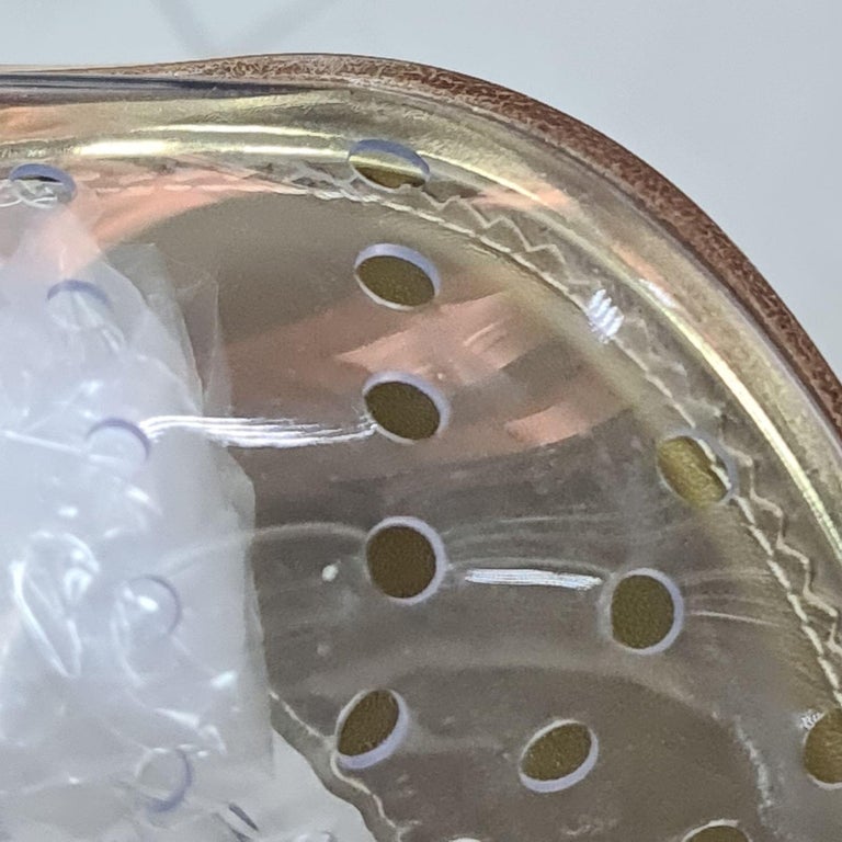 Chanel Gold Transparent Sandals For Sale at 1stDibs