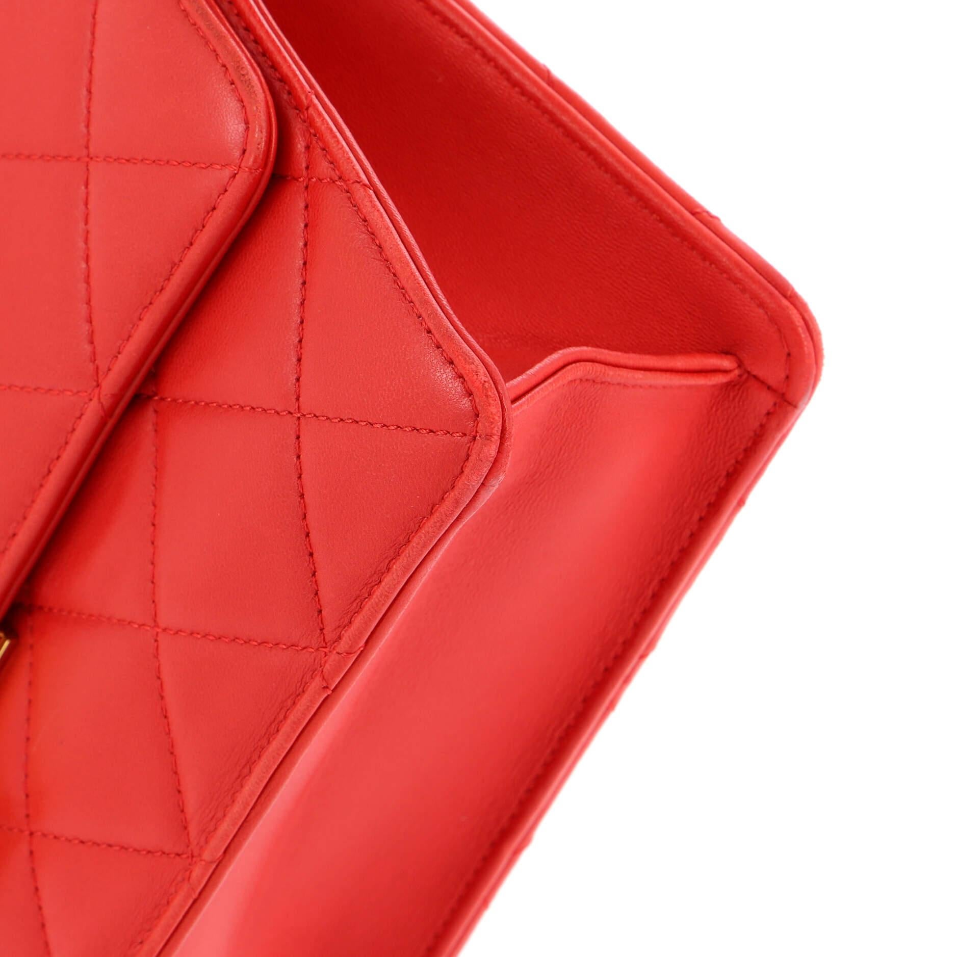 Chanel Golden Class Flap Bag Quilted Lambskin Large For Sale at 1stDibs