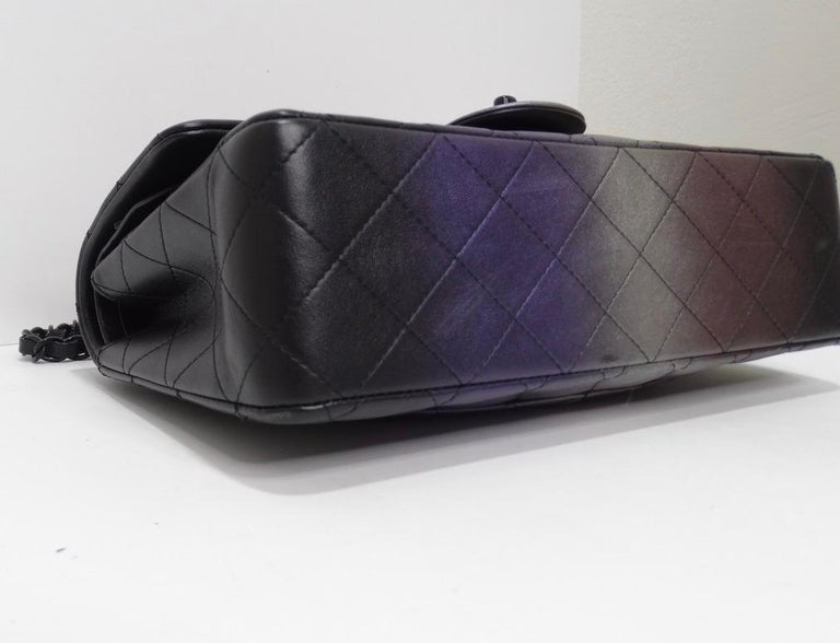 Chanel Gradient Classic Double Flap Quilted Handbag 2021 For Sale at ...