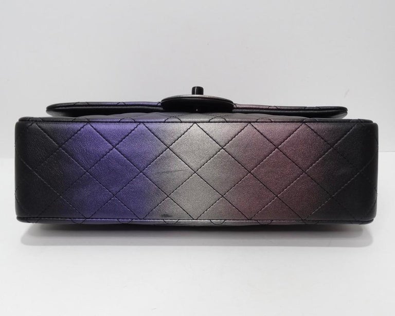 Chanel Gradient Classic Double Flap Quilted Handbag 2021 For Sale at ...