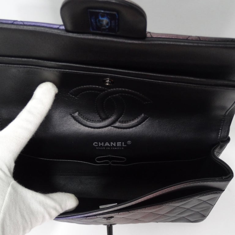 Chanel Gradient Classic Double Flap Quilted Handbag 2021 For Sale at ...