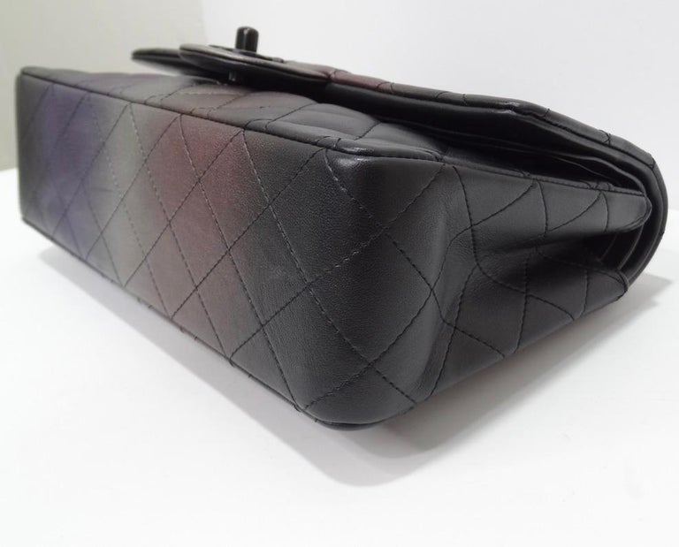 Chanel Gradient Classic Double Flap Quilted Handbag 2021 For Sale at ...