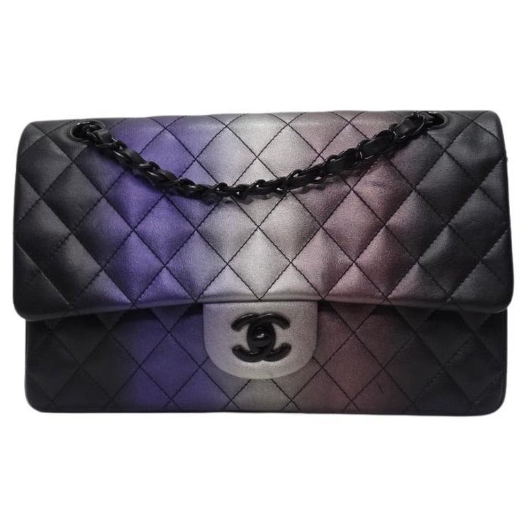 Chanel Gradient Classic Double Flap Quilted Handbag 2021 For Sale at ...