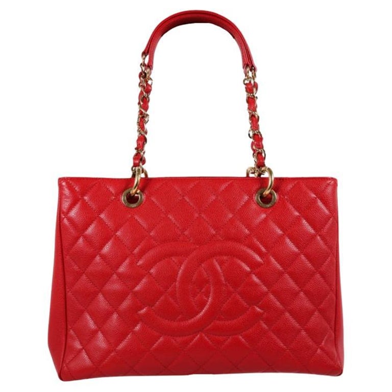 CHANEL GRAND SHOPPER Tote Get Bag For Sale at 1stDibs