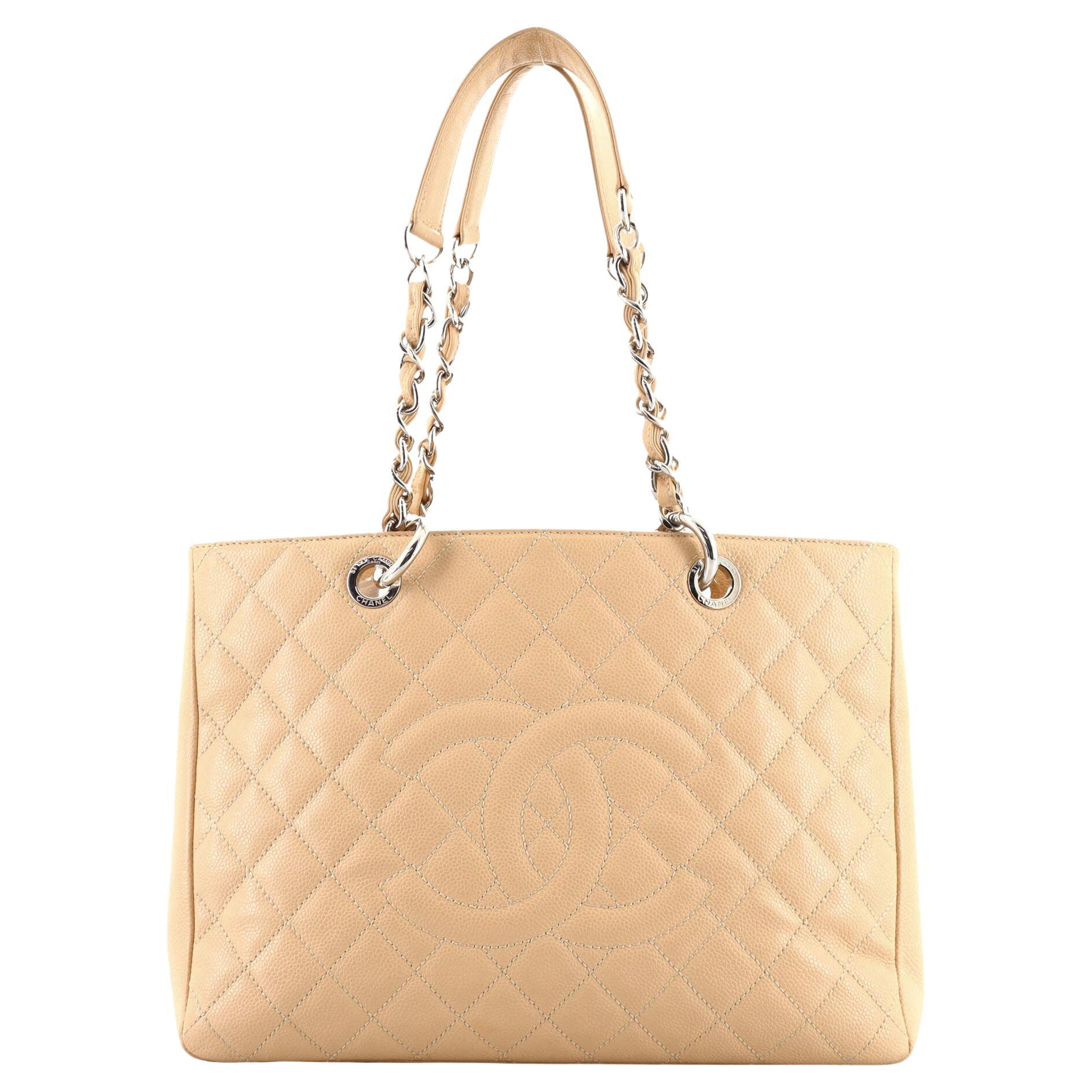 Chanel Camel Leather Timeless Shopping Bag at 1stDibs