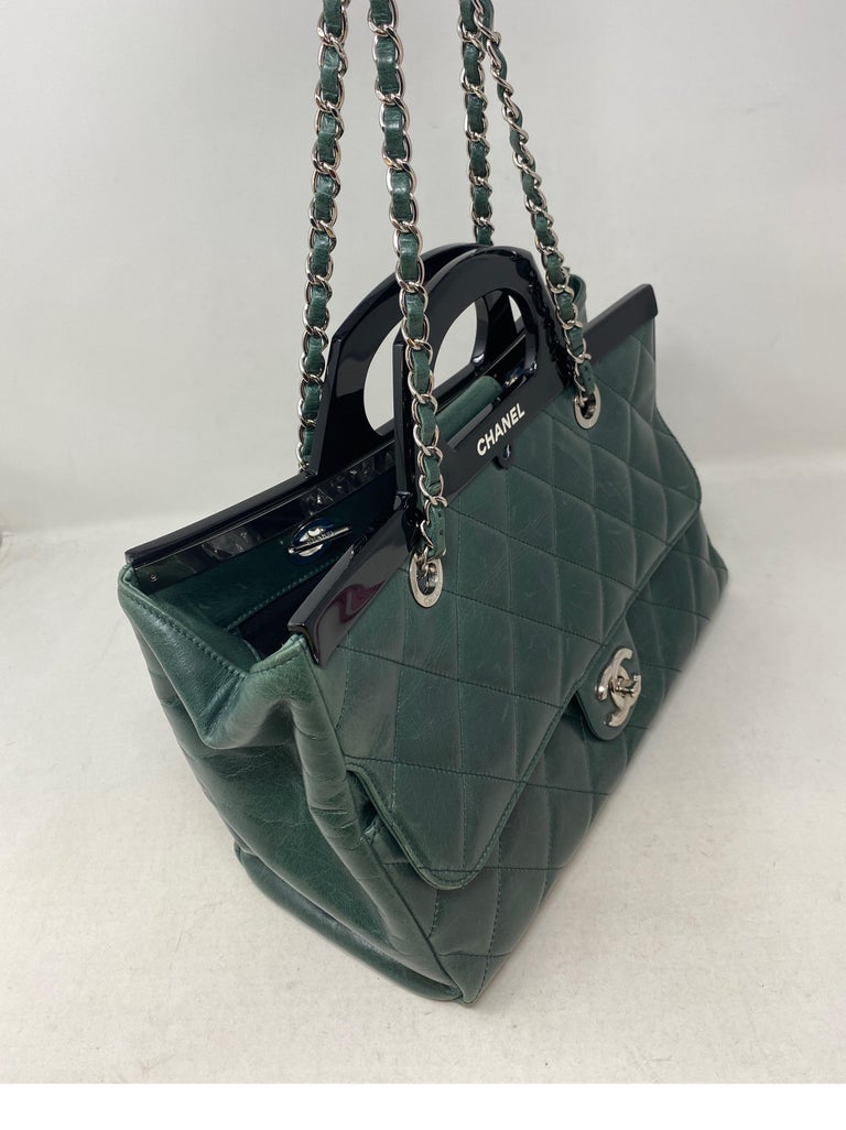 Chanel Green Bag For Sale at 1stDibs