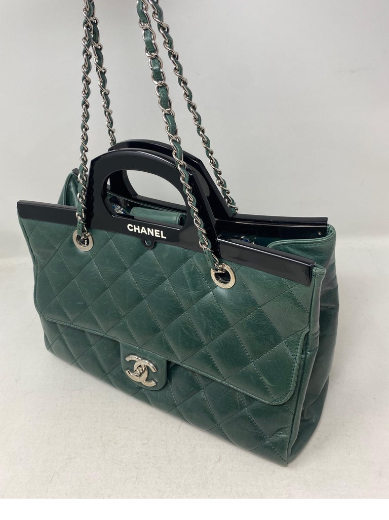 Chanel Green Bag For Sale at 1stDibs