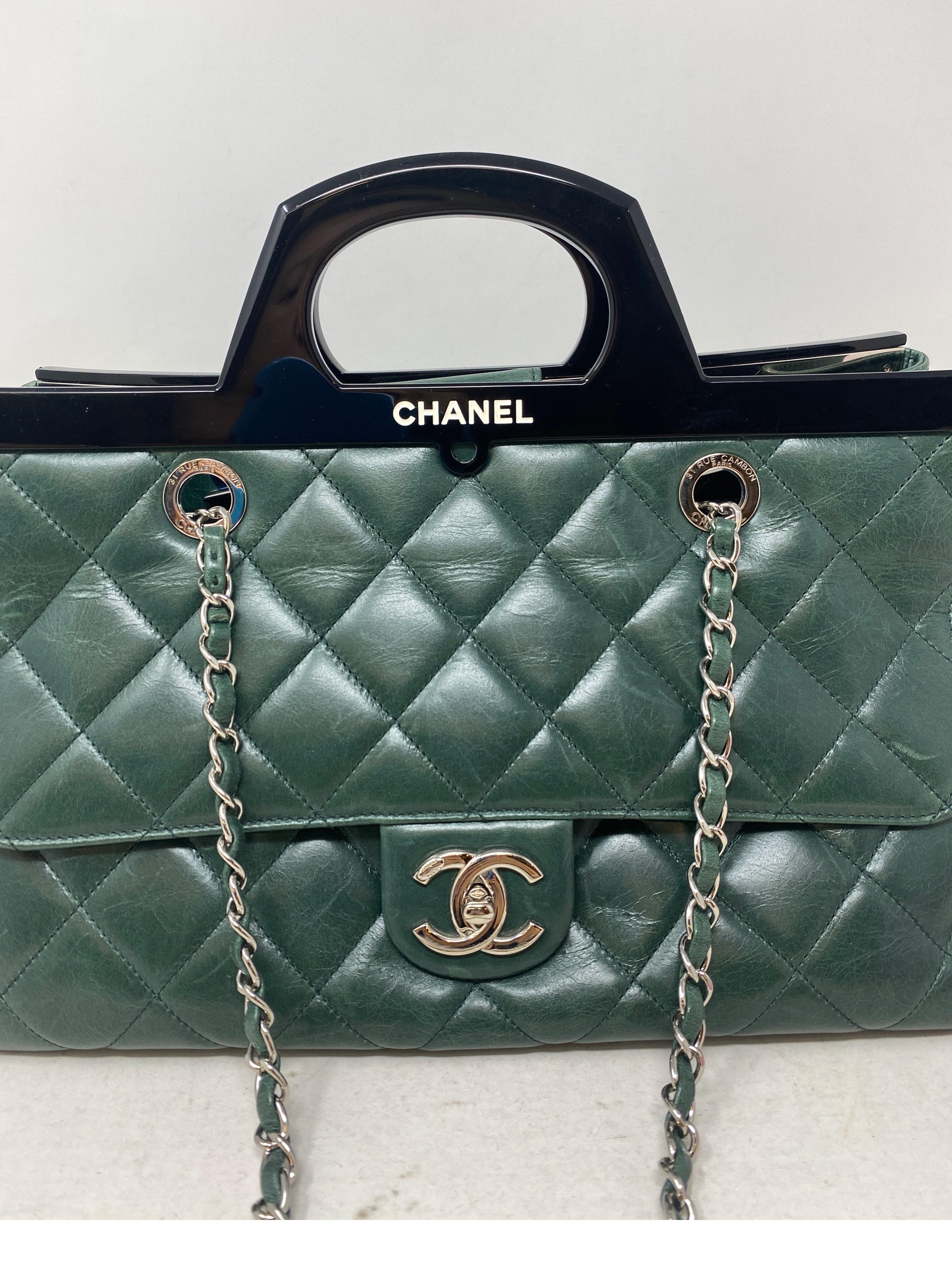 Chanel Green Bag For Sale at 1stDibs