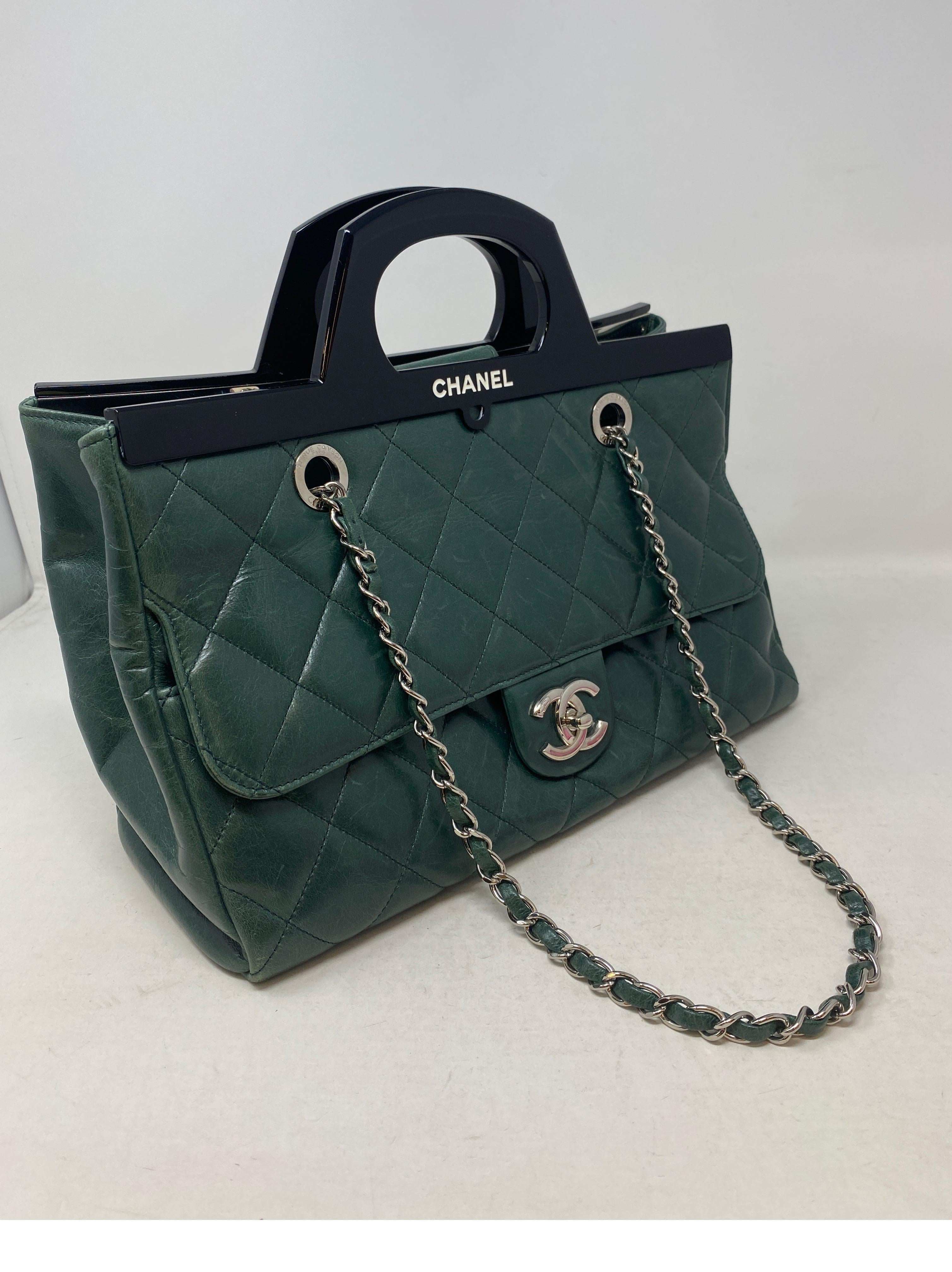 Chanel Green Bag For Sale at 1stDibs
