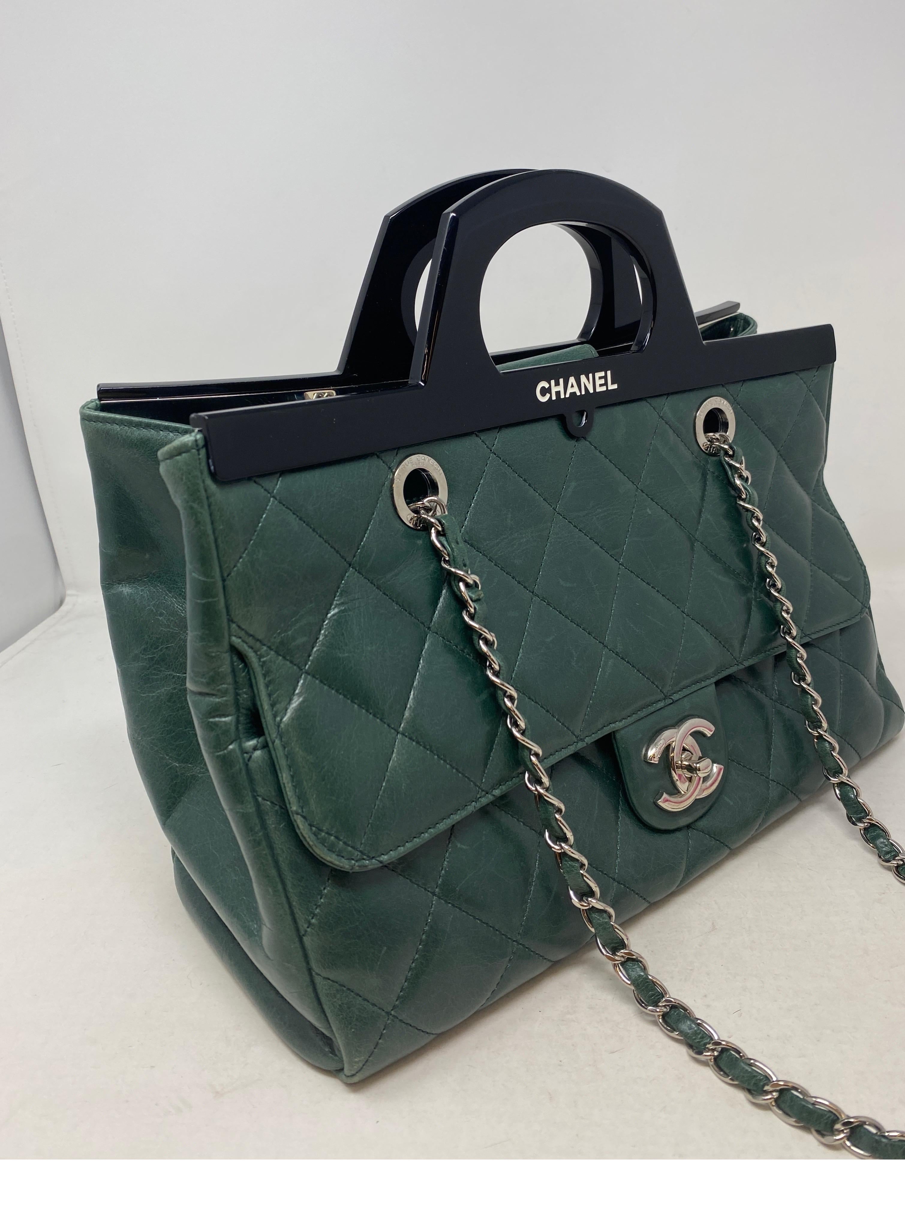 Chanel Green Bag For Sale at 1stDibs