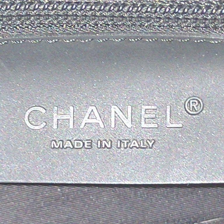 Chanel Grey Bicolor Sports Logo CC Duffle Bag 862873 at 1stDibs