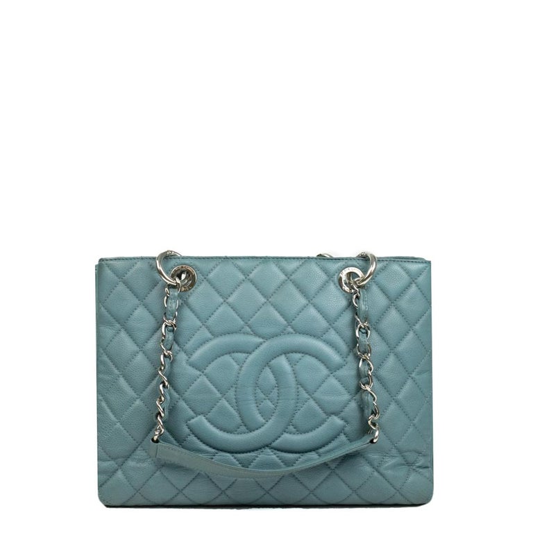 CHANEL, GST in blue leather at 1stDibs